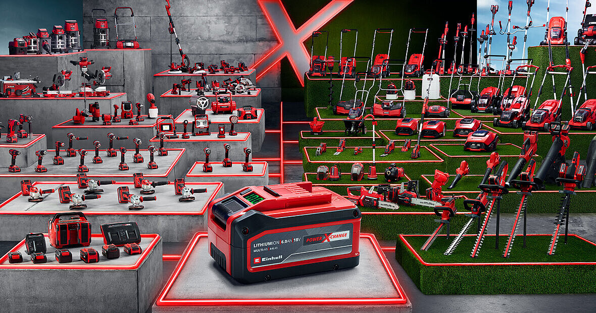 Power X-Change: Inovativní bateriový systém | Einhell.sk